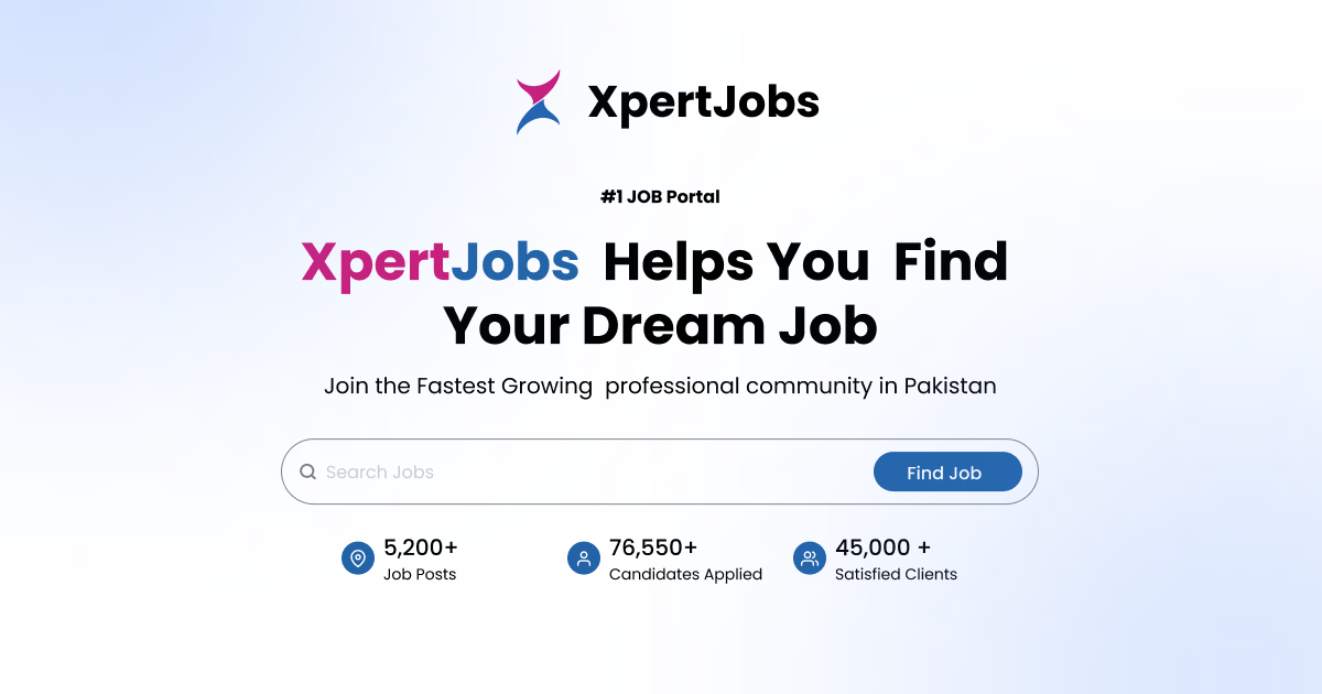 XpertJobs.pk – Pakistan’s Smart Job Portal | AI-Powered Digital Hiring